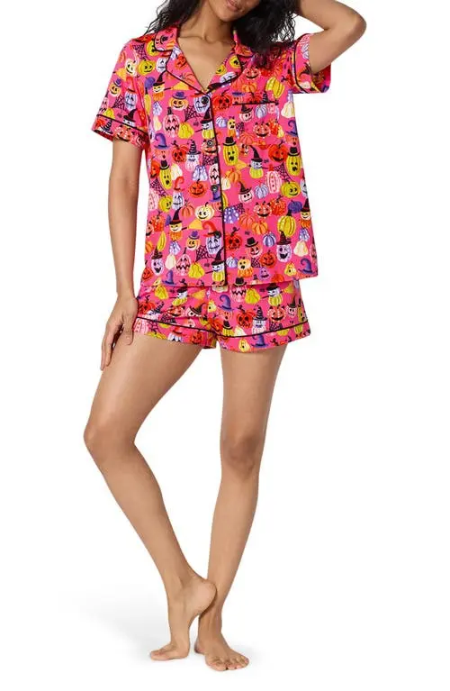 BEDHEAD PAJAMAS Print Short Pajamas - Pumpkin Patch Party