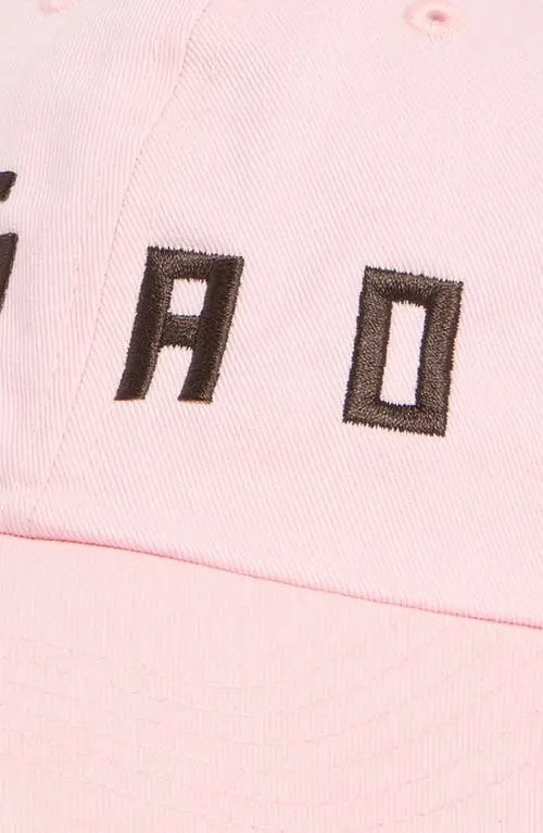 Clare V. Ciao Embroidered Baseball Cap