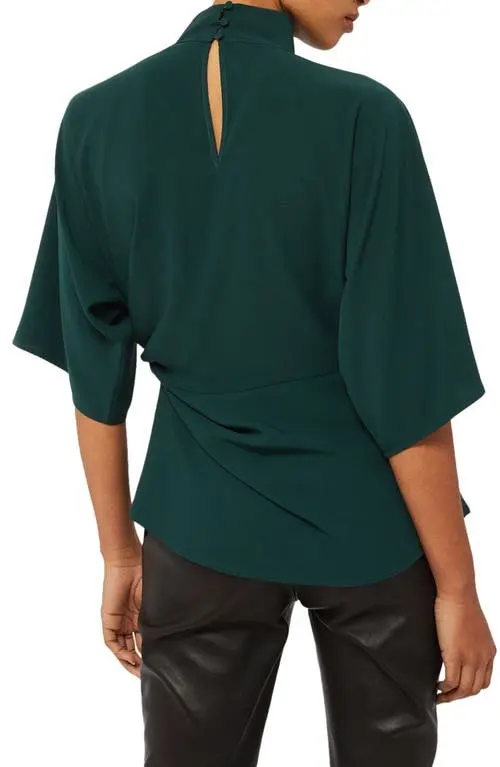 Topshop Origami Tuck Blouse