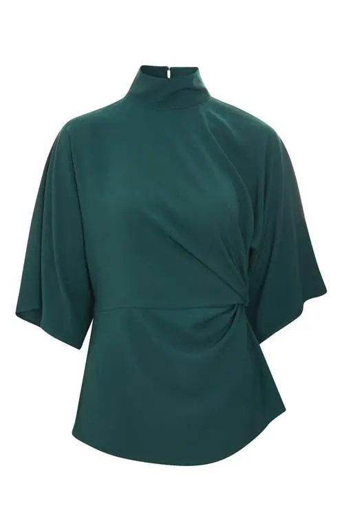 Topshop Origami Tuck Blouse