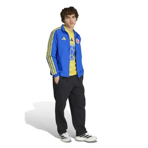 Adidas Colombia National Team 2026 Game Day Anthem Jacket By - Blue