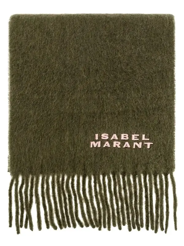 Isabel Marant Étoile Firny Wool Scarf - Green