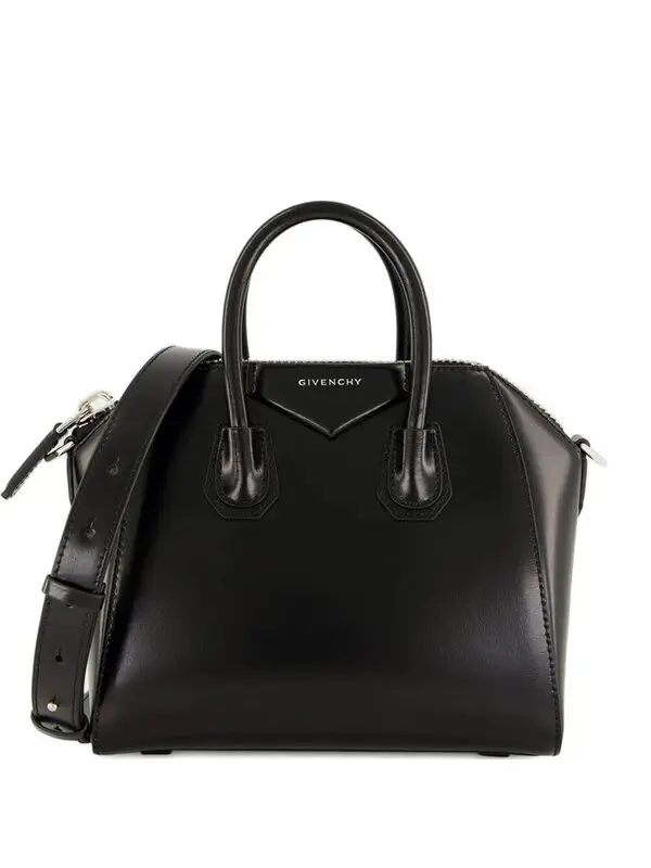 Givenchy Mini Antigona Bag In Box Leather - Black