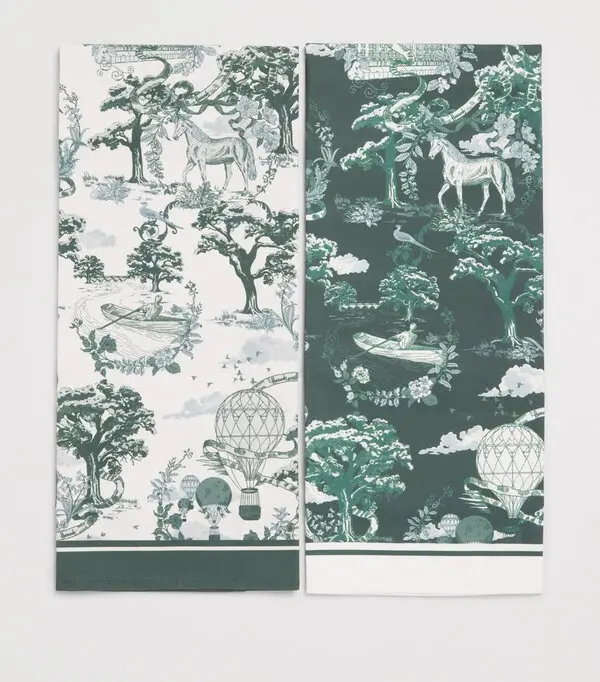 Harrods Toile Tea Towels