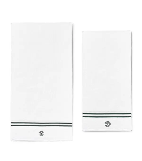 CHRISTY X Wimbledon Baseline Bath And Hand Towel Set - Green