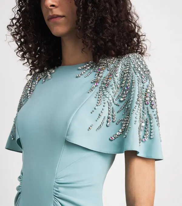 Jenny Packham Embellished Petal Gown