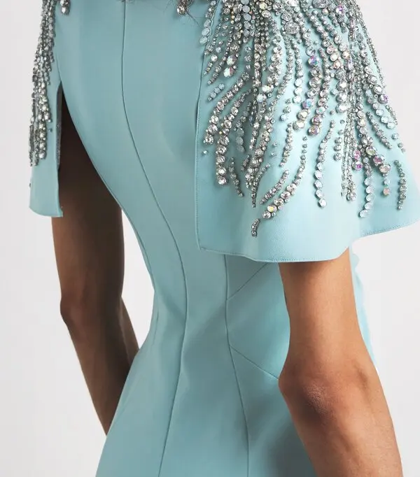 Jenny Packham Embellished Petal Gown