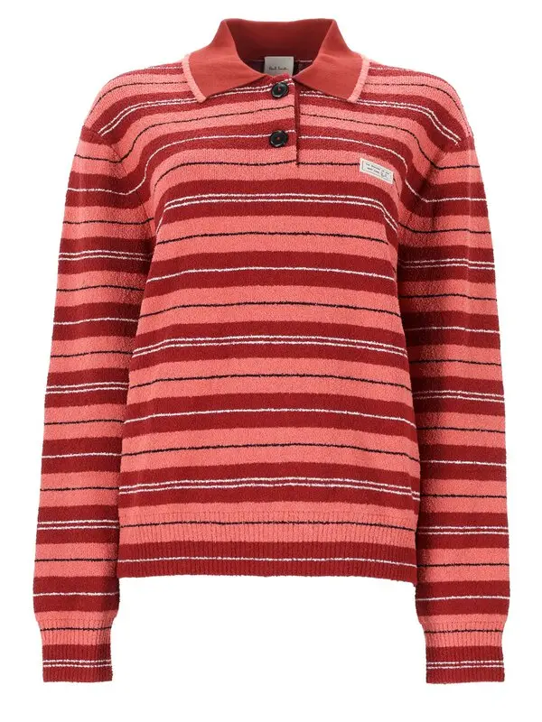 Paul Smith Maglia Rugby In Boucl - Pink