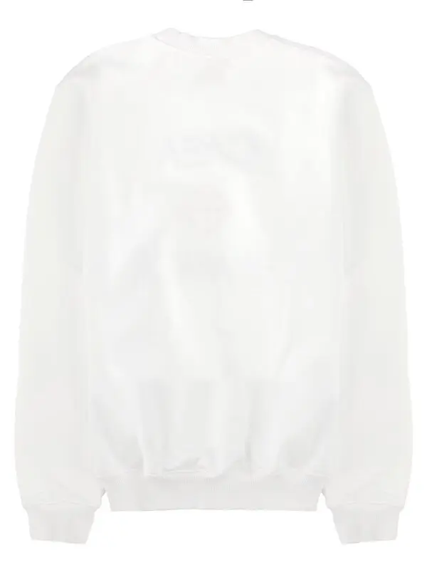 Casablanca Felpa Con Logo Ricamato - White