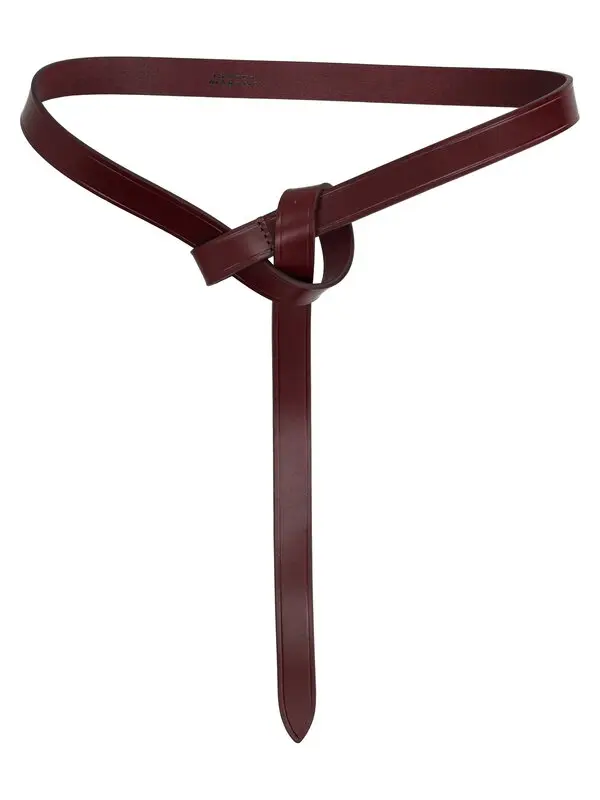 Isabel Marant Étoile Kirka" Knotted Belt - Bordeaux