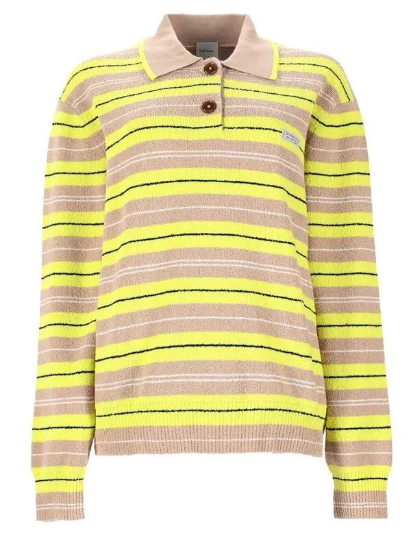 Paul Smith Maglia Rugby In Boucl - Yellow