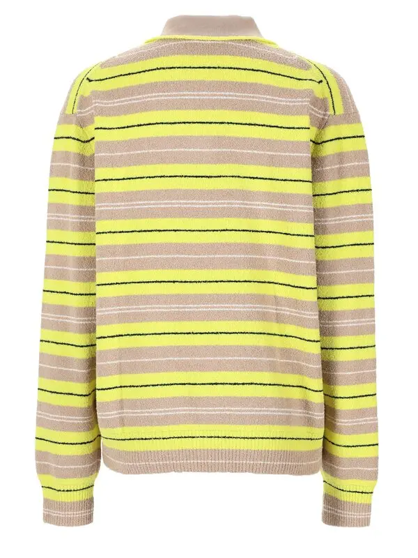 Paul Smith Striped Rugby Maglia - Yellow