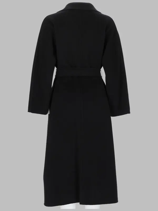 Max Mara Draped Wool Midi Coat