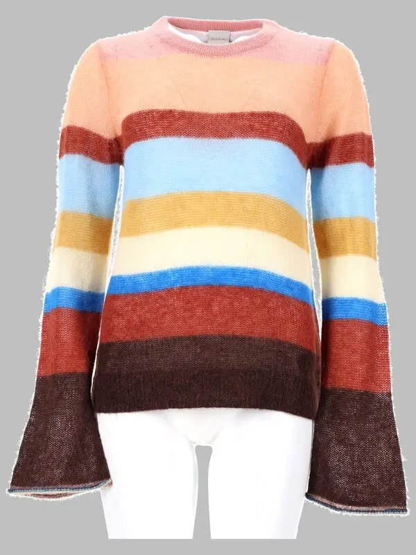 Paul Smith Striped Mohair Blend Sweater - Multicolour