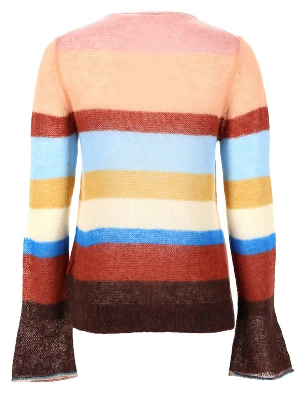 Paul Smith Striped Mohair Blend Sweater - Multicolour