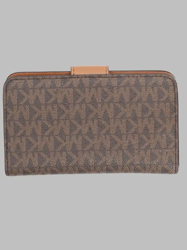 Michael Kors Portafoglio Medium Con Stampa Logo E Ciondolo Mk Pop