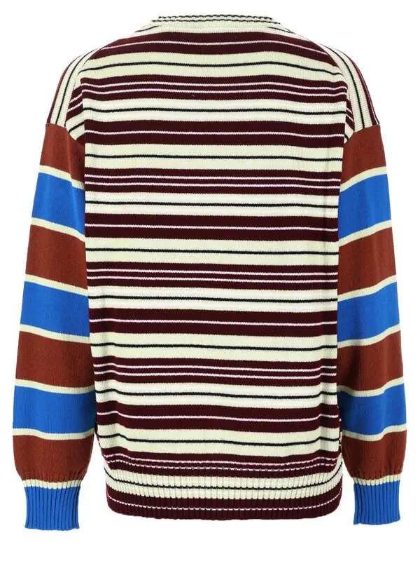 Paul Smith Striped Wool And Cotton Sweater - Multicolour