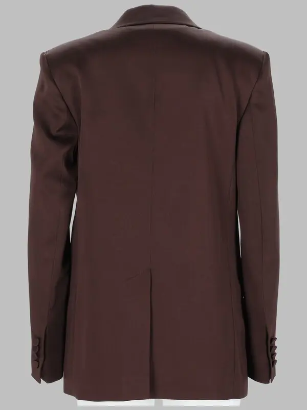 Max Mara Blazer Doppiopetto In Evenrs Satin
