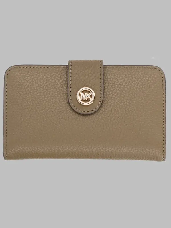 Michael Kors Mk Pop Charm Medium Mini Wallet 8.2 Cm X 12.7 Cm X 1.3 Cm In 100% Cow Leather