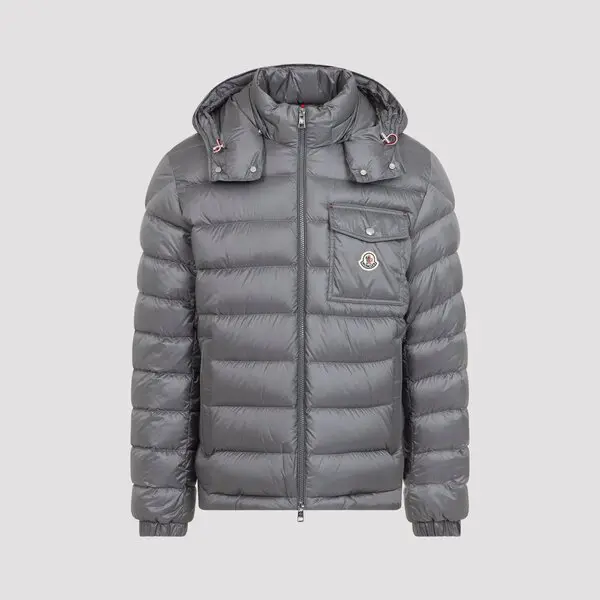 Moncler Verith Quilted Down Jacket In Polyamide - Grey