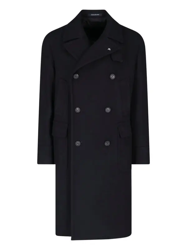 Tagliatore Double-breasted Wool Overcoat