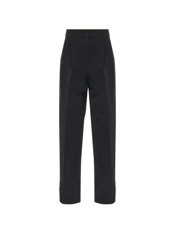 THE FRANKIE SHOP Doyer Pleated Trousers - Black