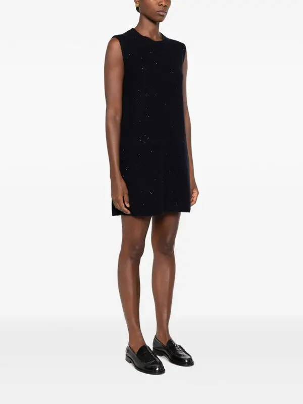 Fabiana Filippi Sleeveless Mini Dress With Sequins