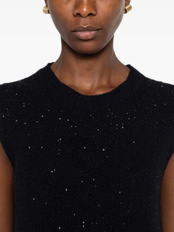 Fabiana Filippi Sleeveless Mini Dress With Sequins