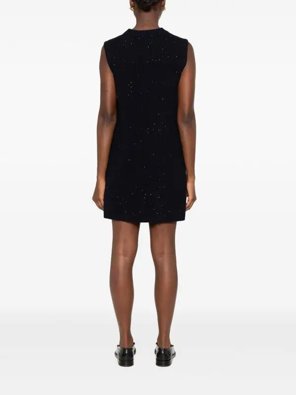 Fabiana Filippi Sleeveless Mini Dress With Sequins