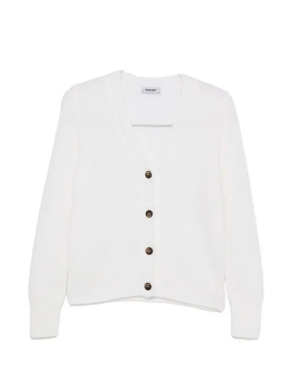BASE Wool V-necked Cardigan