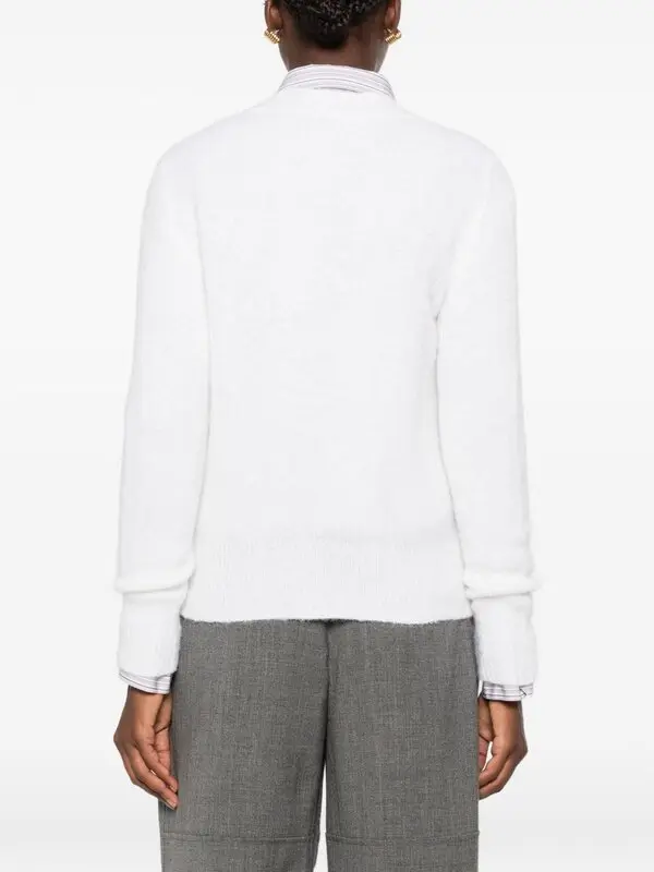 BASE Wool V-necked Cardigan