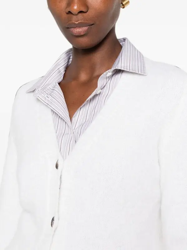 BASE Wool V-necked Cardigan