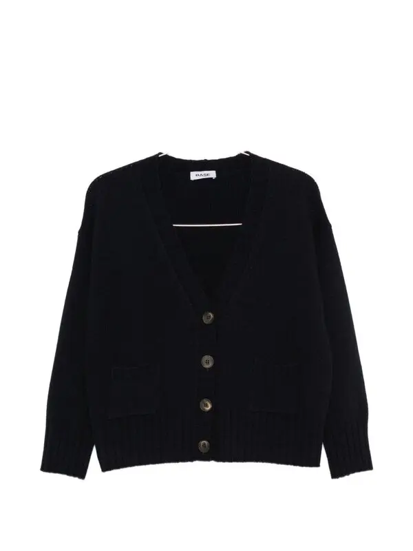 BASE Wool V-necked Cardigan