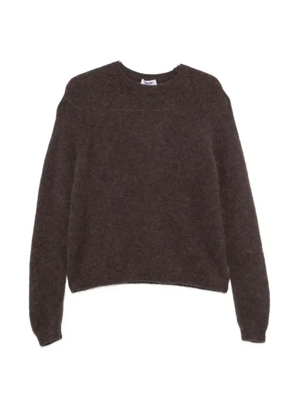 BASE Wool Crewneck Sweater - Brown