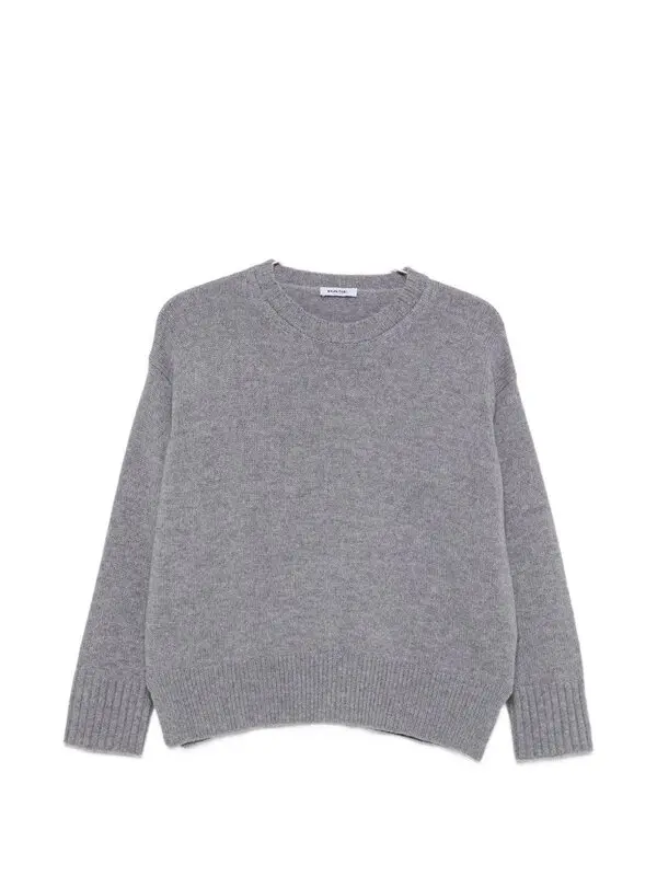 BASE Wool And Cashmere Crewneck Sweater - Grey