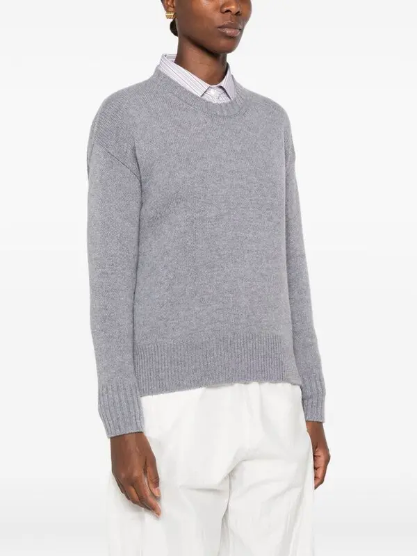 BASE Wool And Cashmere Crewneck Sweater