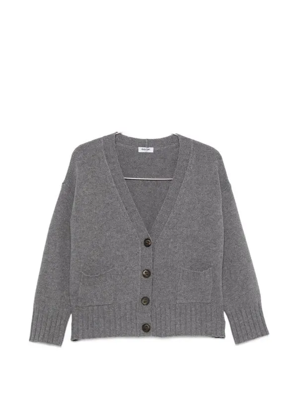BASE Wool V-necked Cardigan