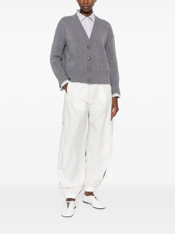 BASE Wool V-necked Cardigan