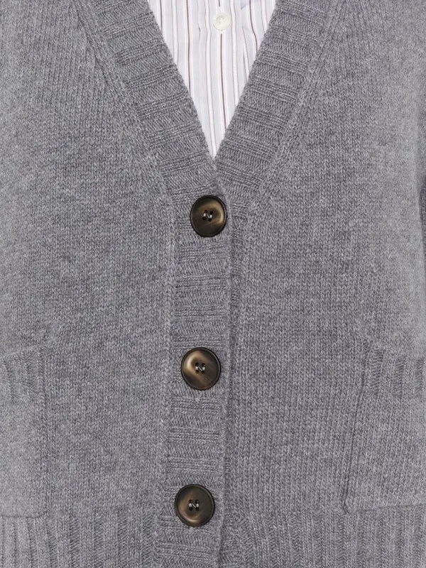 BASE Wool V-necked Cardigan