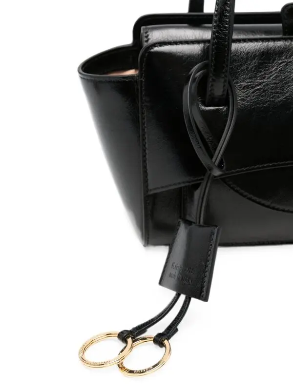 HIDESINS Flap Small Leather Tote