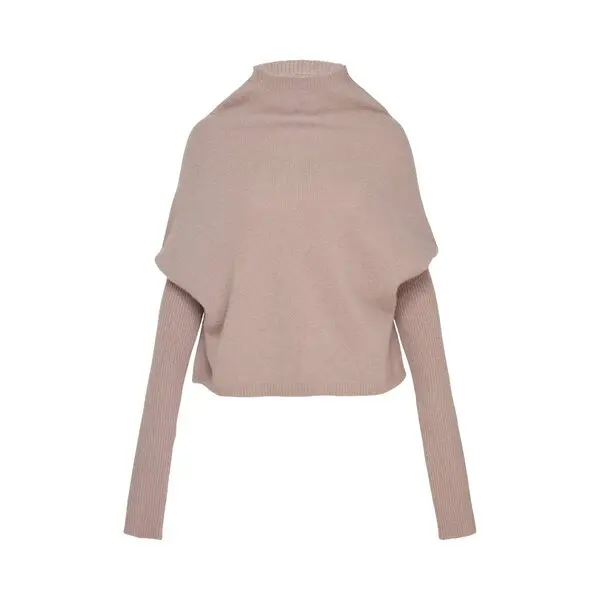 Rick Owens Long-sleeve Crater Maglia 'rose