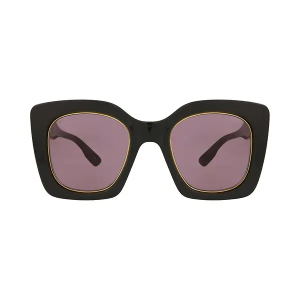 Gucci Square/rectangle-frame Acetate Sunglasses /violet - Grey