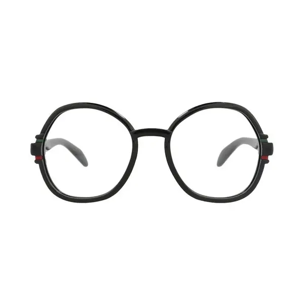 Gucci Round-frame Injection Optical Frames /transparent - Black