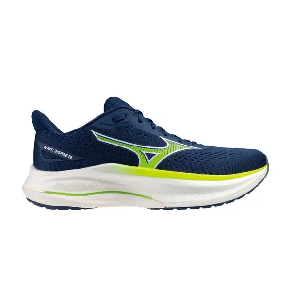 Mizuno Wave Inspire 22 Super Wide 'navy Yellow