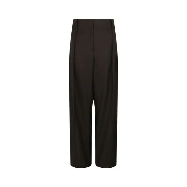 FERRAGAMO High-waisted Wool Pants