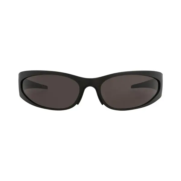 Balenciaga Shield-frame Aluminium Sunglasses /grey