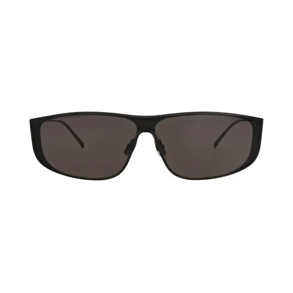 Saint Laurent Shield-frame Metal Sunglasses