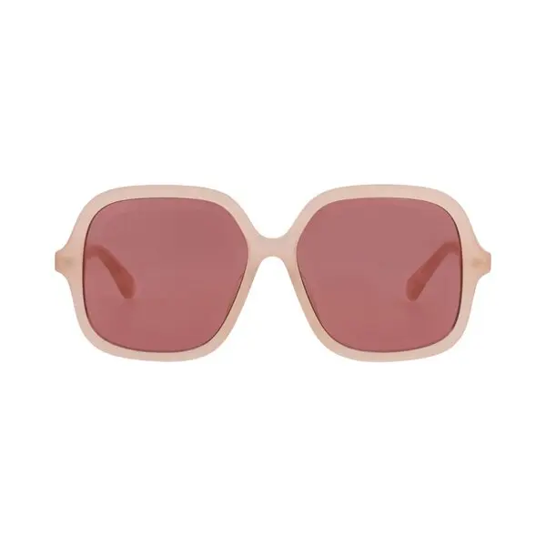 Chloé Square-frame Acetate Sunglasses /brown - Pink