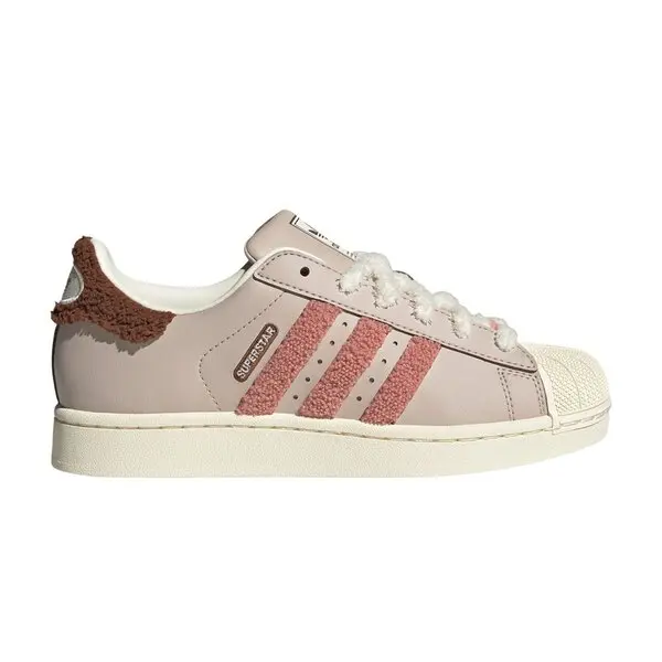 Adidas Wmns Superstar 2 'wonder Taupe Wonder Mauve Cream White - Pink