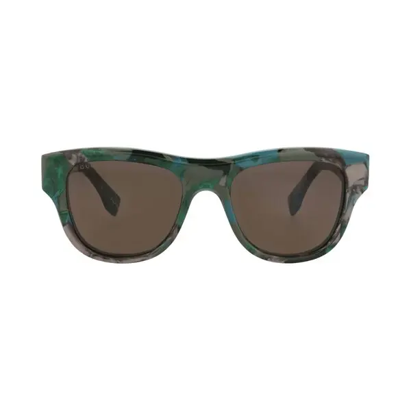 Gucci Square-frame Recycled Acetate Sunglasses /brown - Green